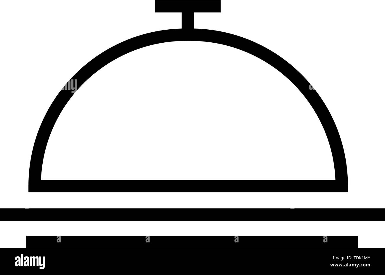 Hotel Bell Icon Vector Stock Vector Image & Art - Alamy