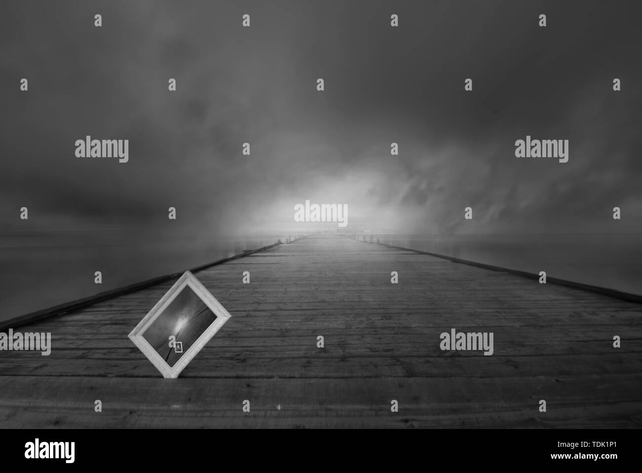 Ganzhou pontoon bridge Stock Photo - Alamy