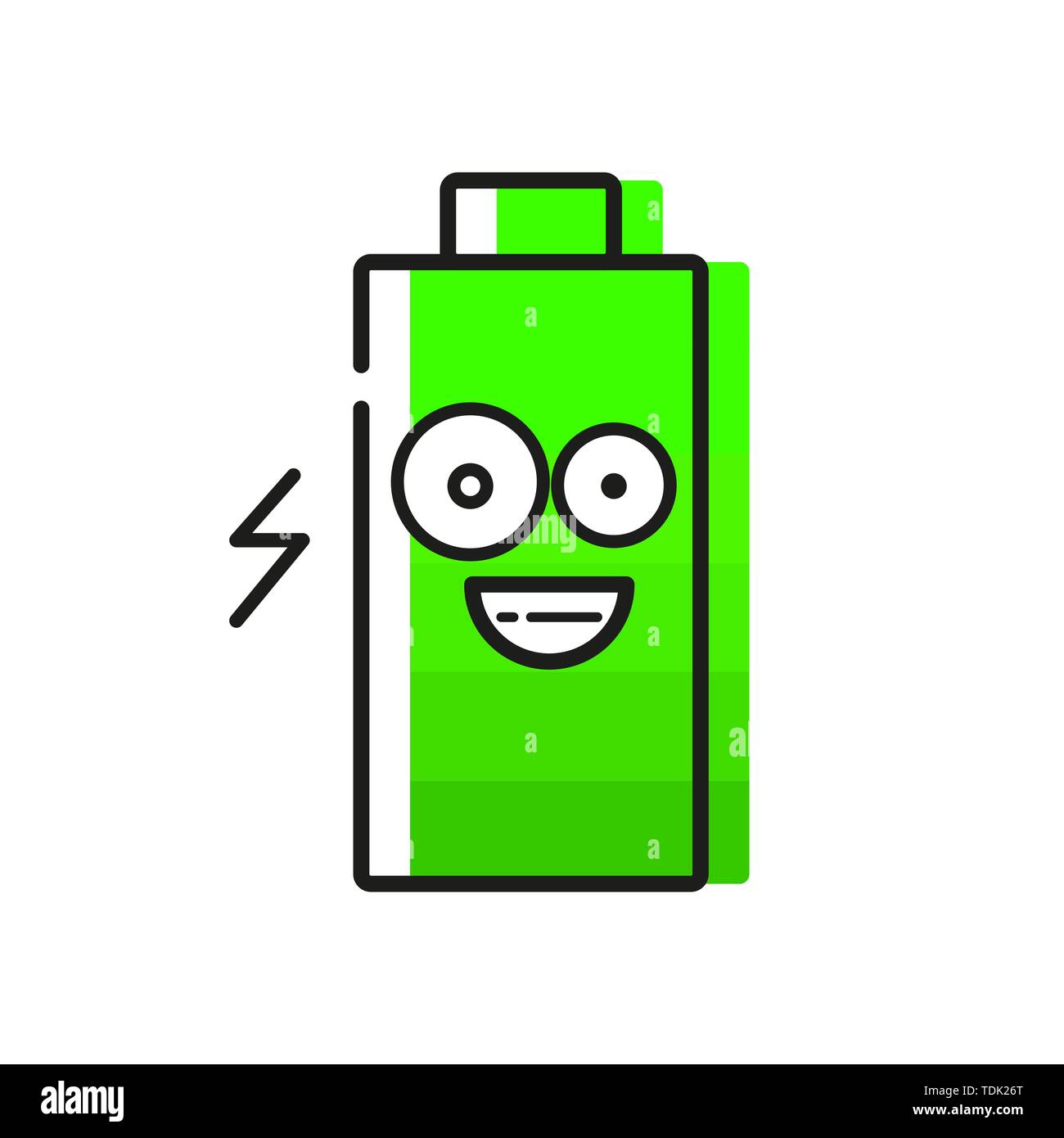 Battery Vector Icon On White Background For Your Design Stock Vector ...