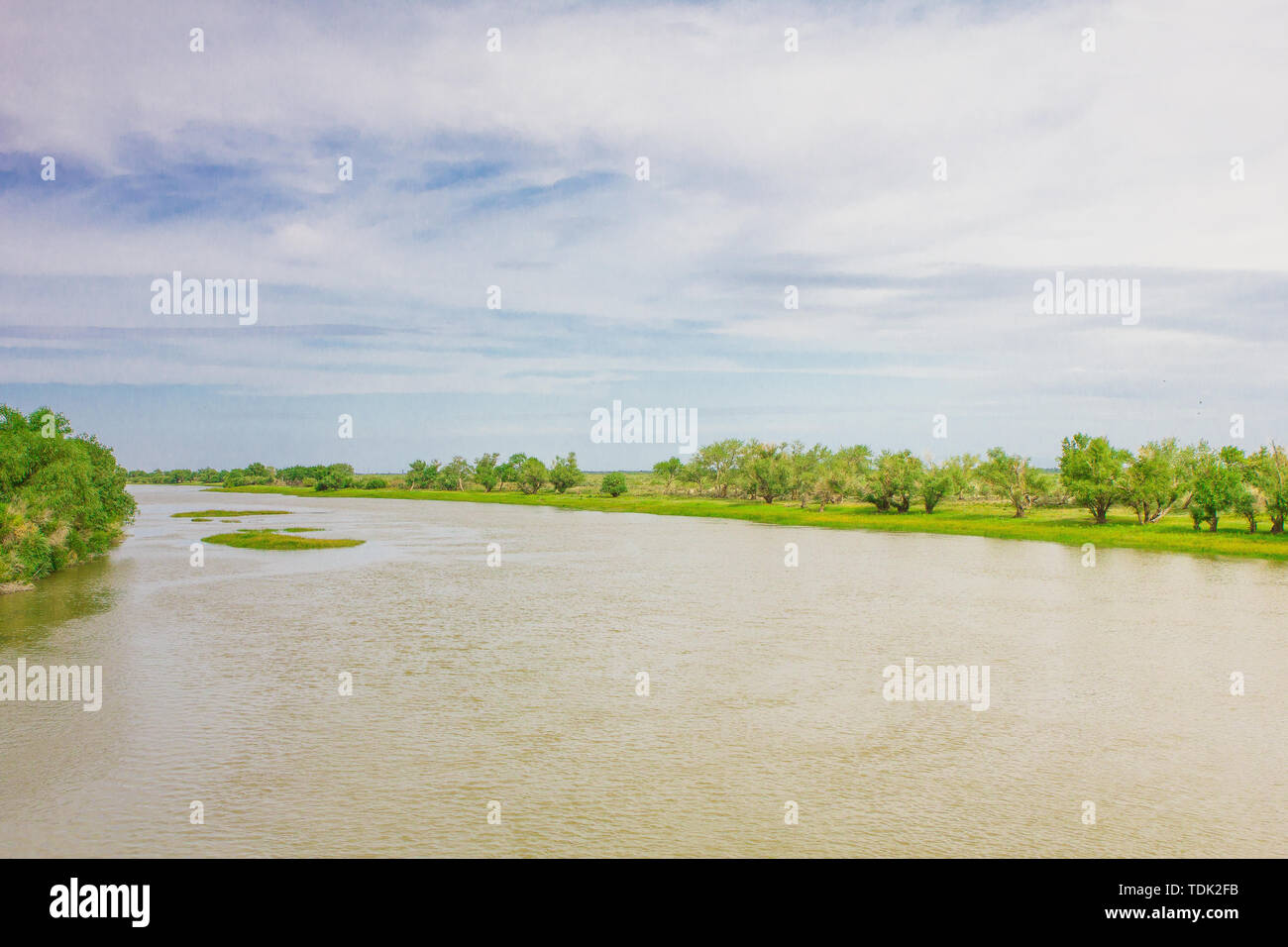 The Fuhai section of the Erzis River in summer Stock Photo - Alamy