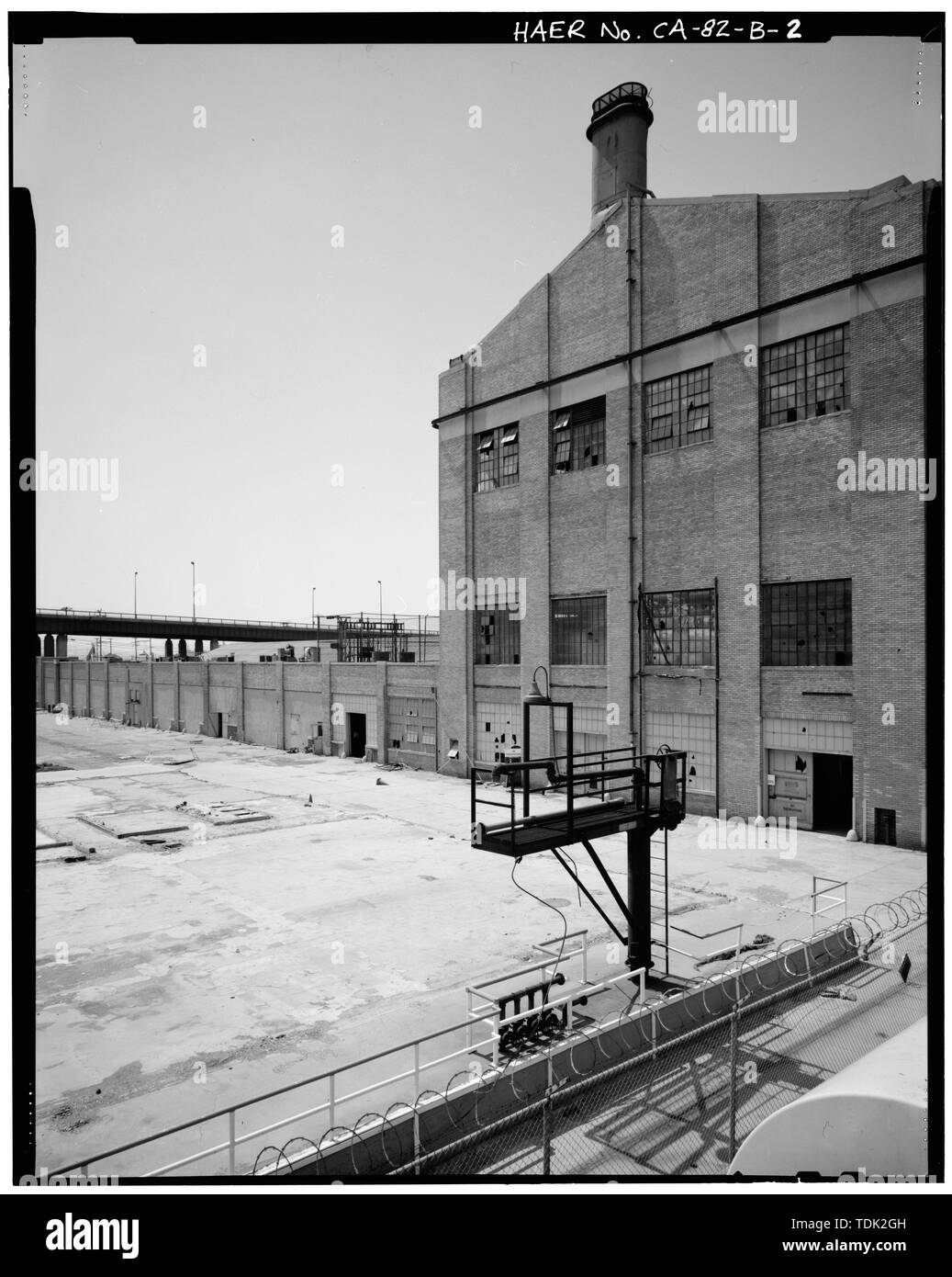 OIL HOUSE FOUNDATIONS AND SOUTH FRONT OF PLANT. VIEW TO NORTHWEST ...