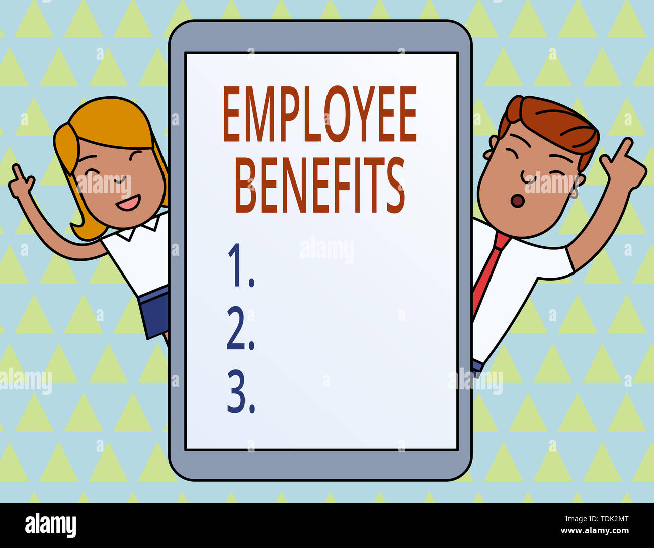 Conceptual hand writing showing Employee Benefits. Concept meaning ...