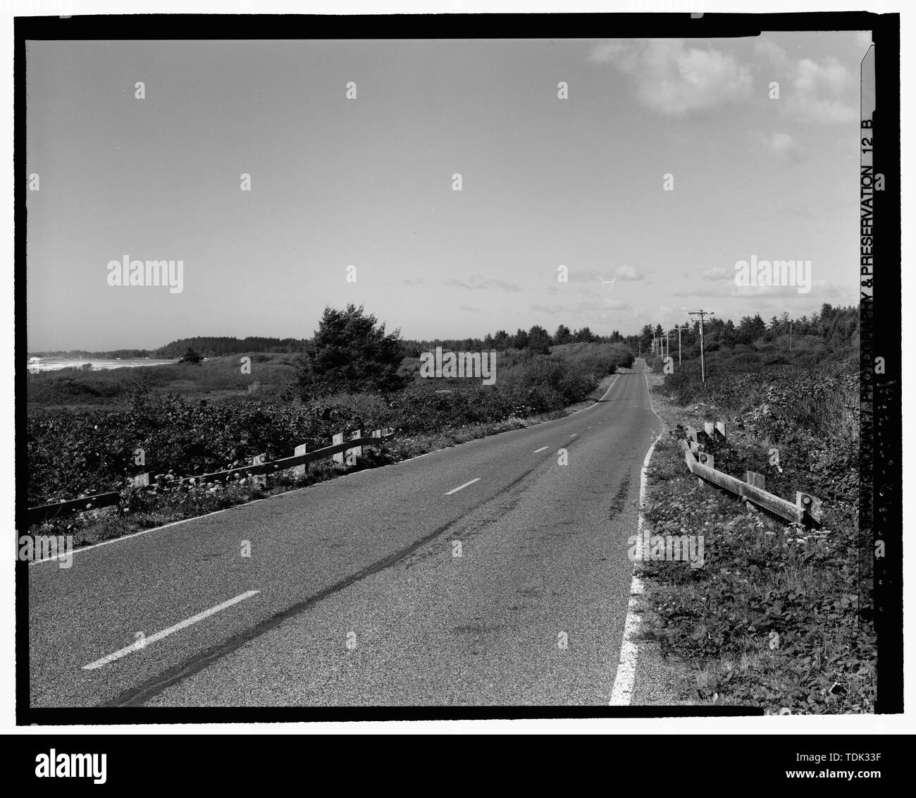 View coast road from Black and White Stock Photos & Images - Alamy