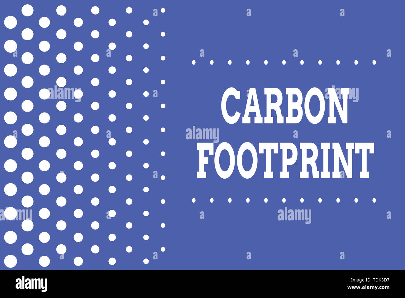 Handwriting text writing Carbon Footprint. Conceptual photo amount of ...