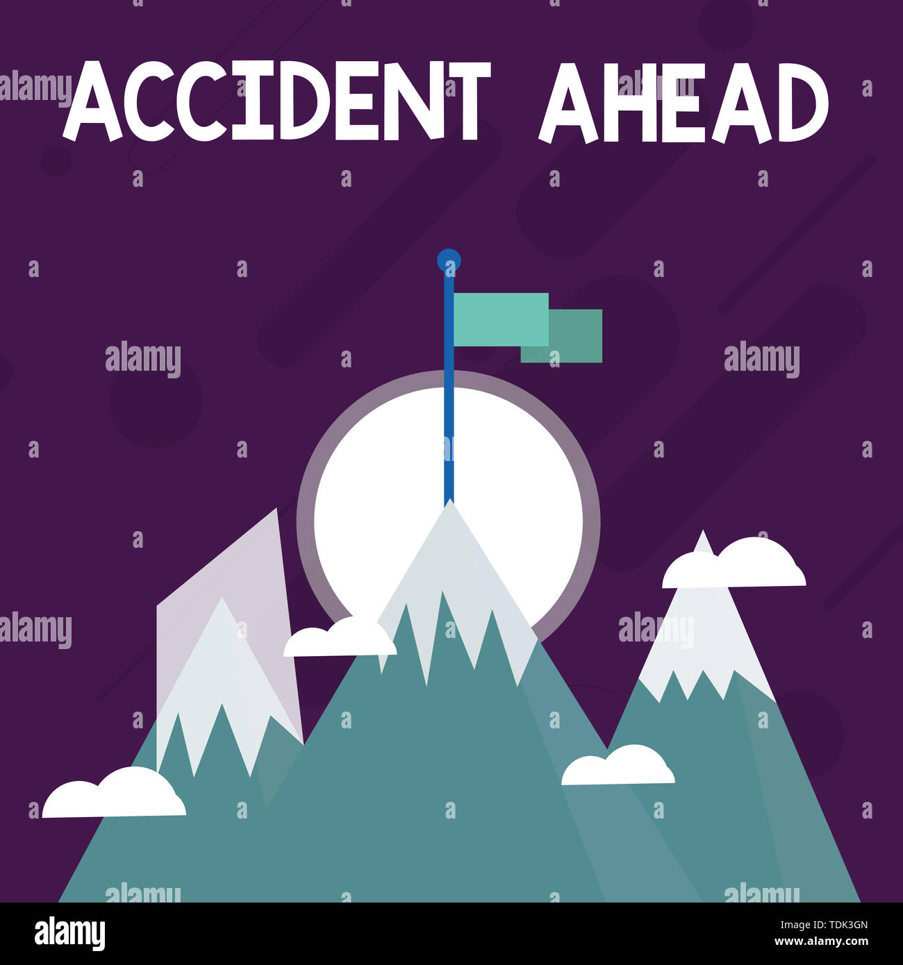 Conceptual hand writing showing Accident Ahead. Concept meaning ... Conceptual hand writing showing Accident Ahead. Concept meaning ...