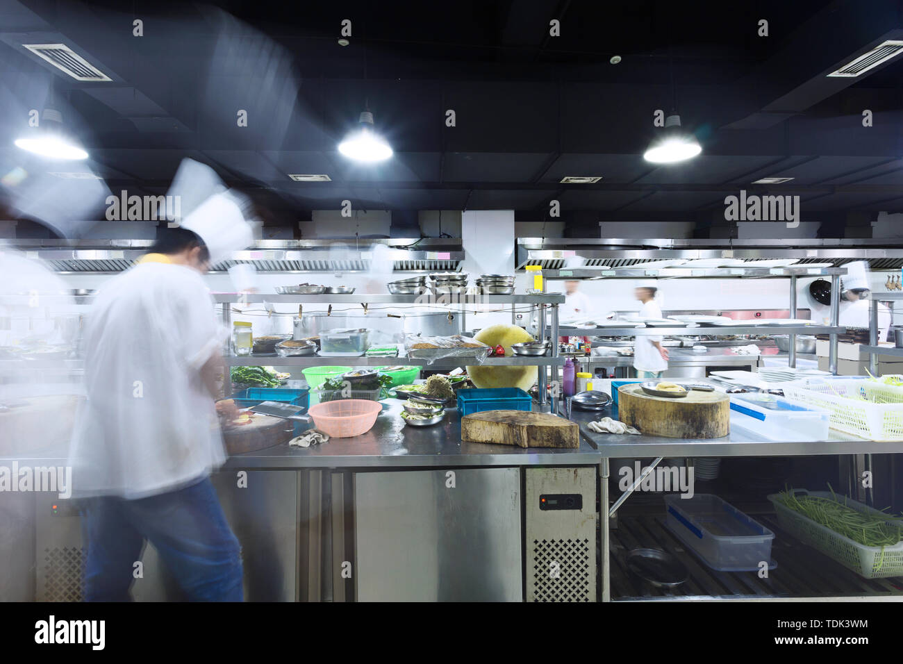Modern and busy chefs Stock Photo - Alamy