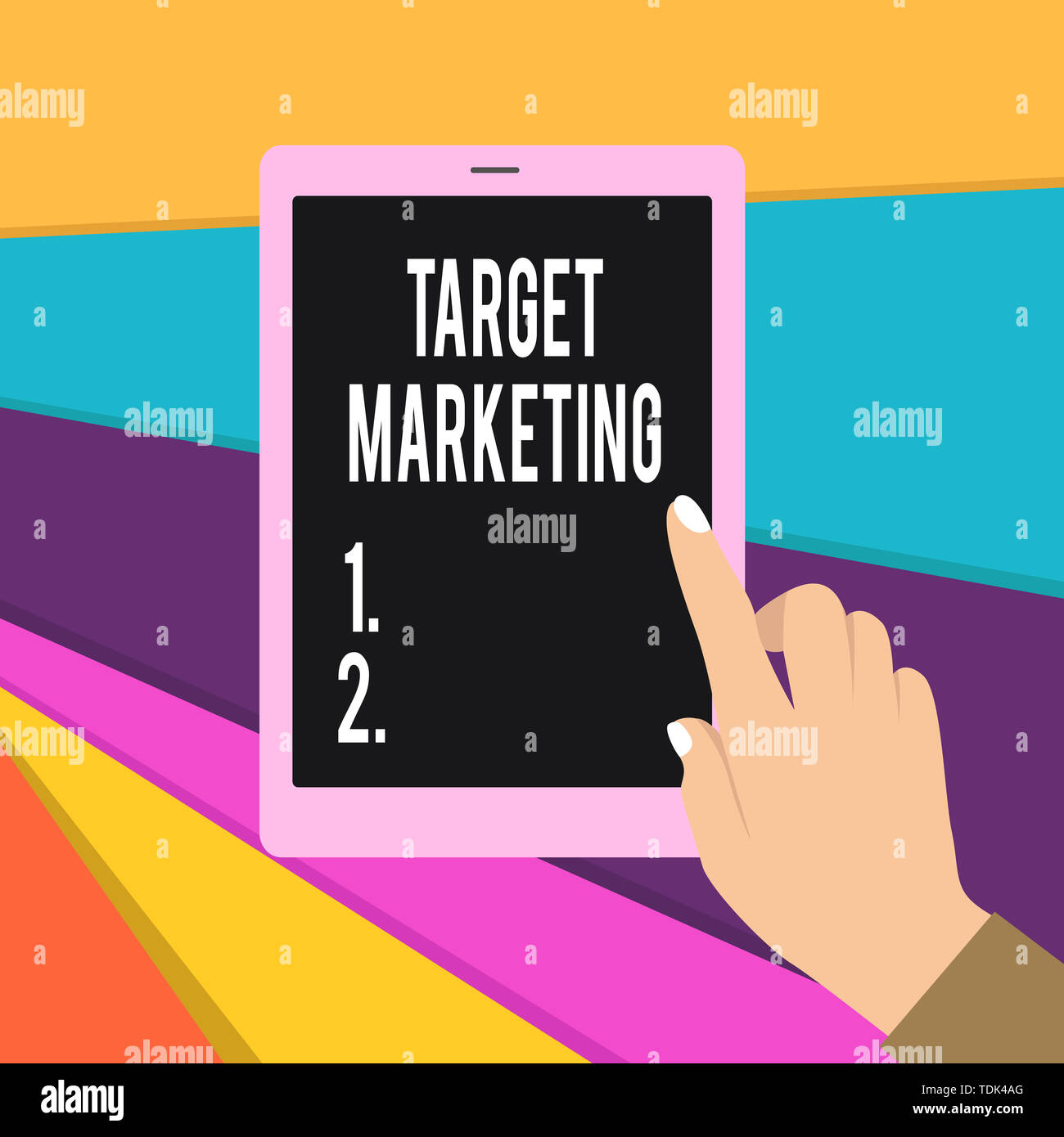 Word writing text Target Marketing. Business photo showcasing Audience ...