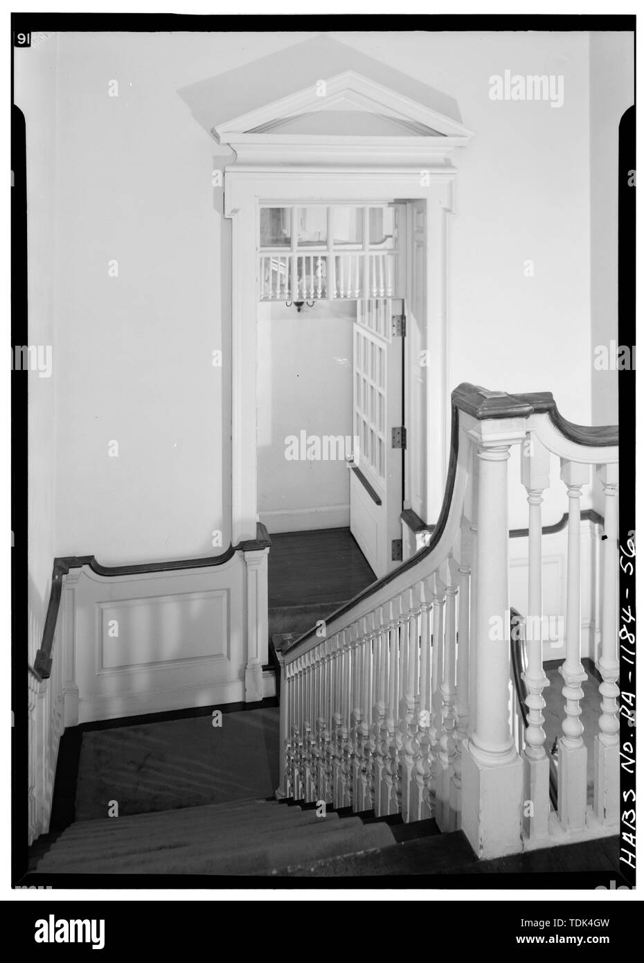 OPENED FALSE DOOR, STAIRLANDING AREA - Cliveden, 6401 Germantown Avenue ...