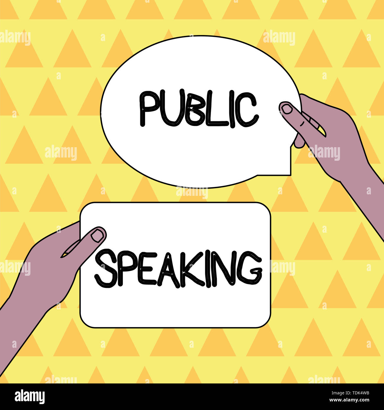 Handwriting text Public Speaking. Conceptual photo talking showing ...