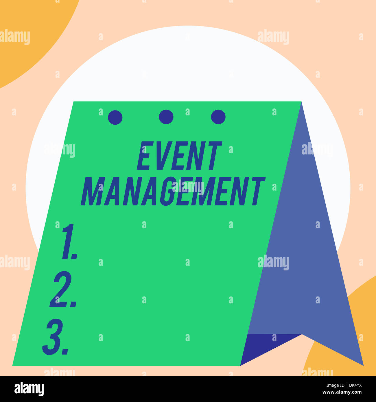 Handwriting text Event Management. Conceptual photo creation and ...