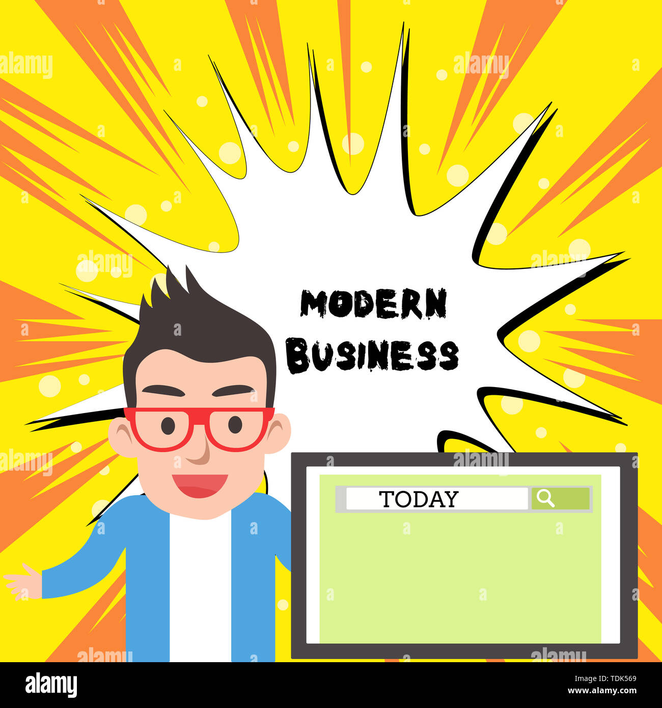 Handwriting text writing Modern Business. Conceptual photo Introduction ...