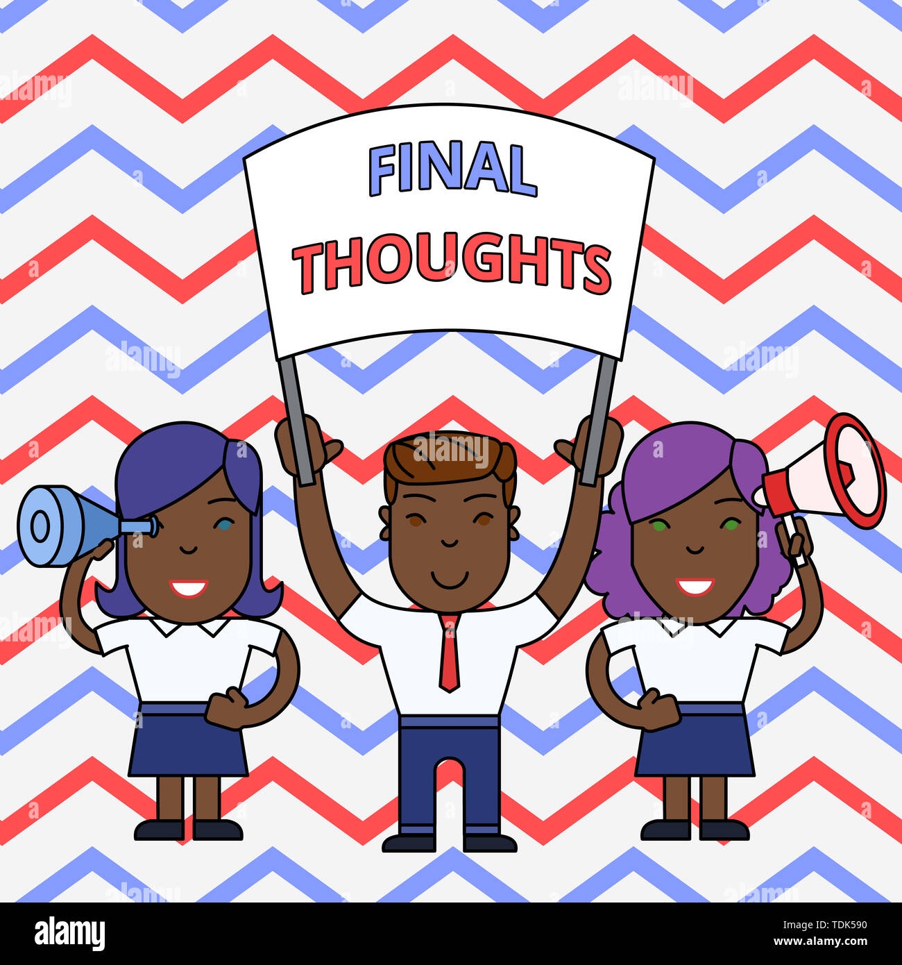 Conceptual hand writing showing Final Thoughts. Concept meaning the ...