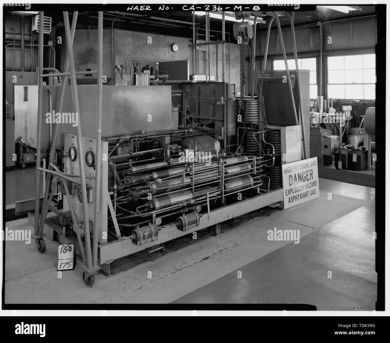 ORIGINAL HELIUM COMPRESSOR, CIRCA 1957, BY HASKELL ENGINEERING ...