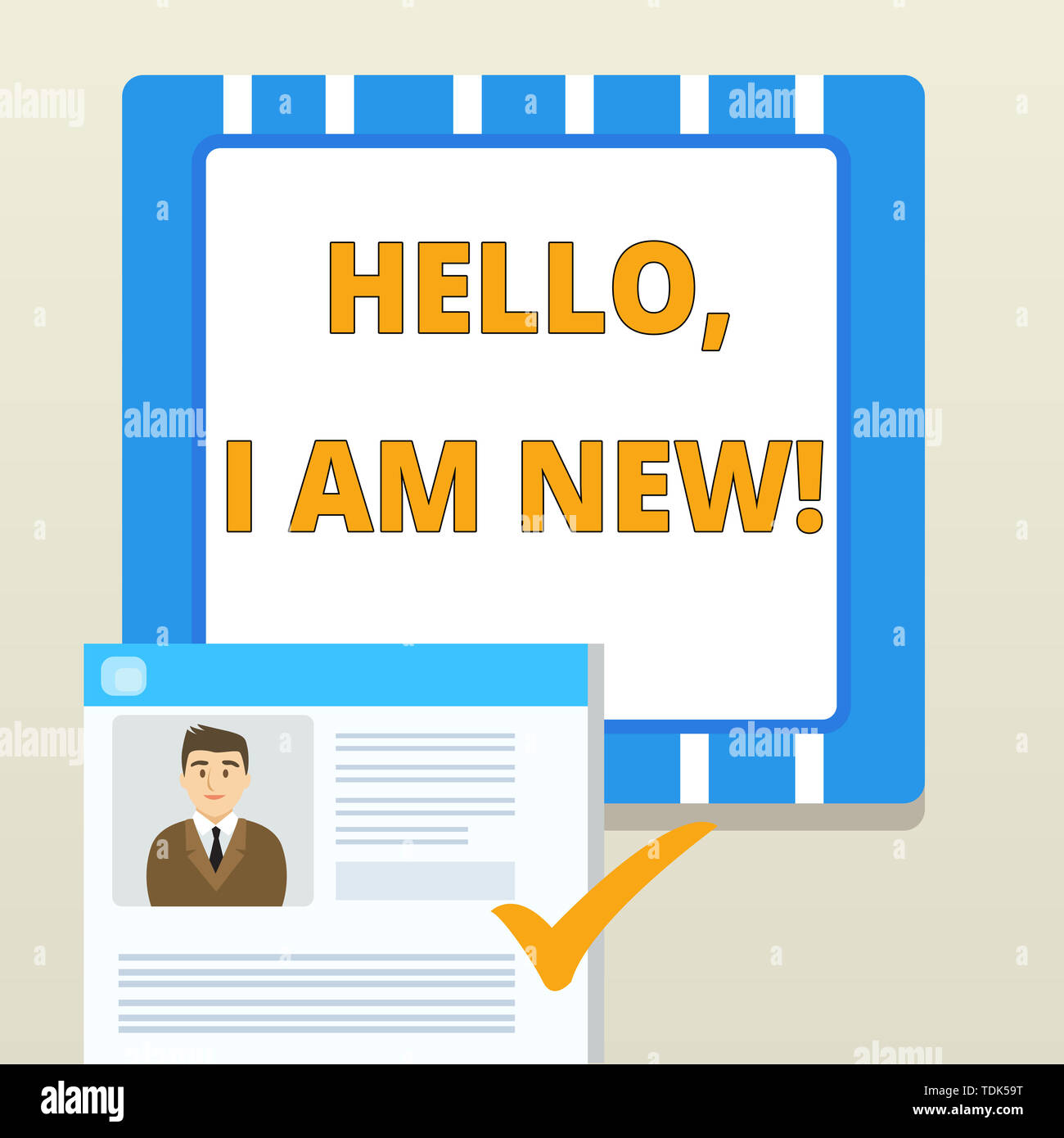 Introducing a new young student hi-res stock photography and images - Alamy