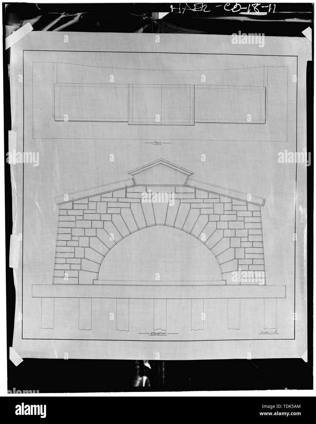 ORIGINAL PLAN FOR OVERFLOW CHANNEL MOUTH. - Thirty-first Street ...