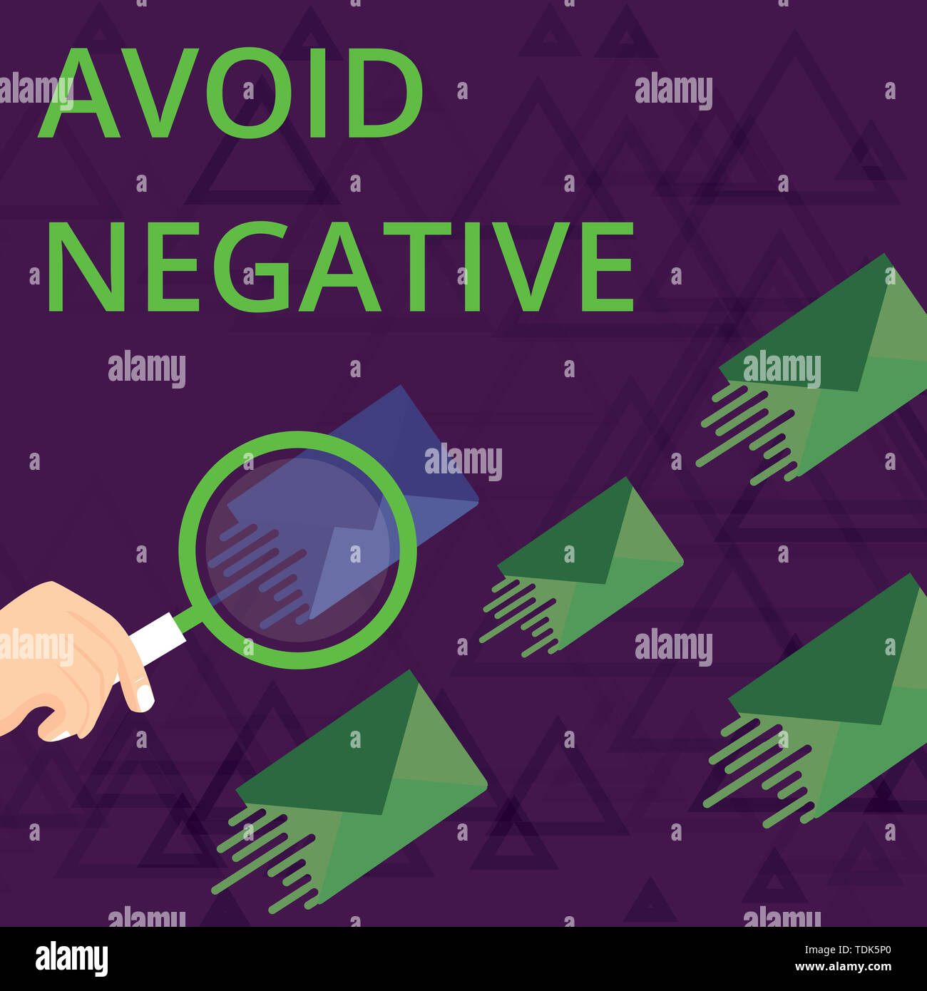 Text sign showing Avoid Negative. Business photo showcasing Staying ...