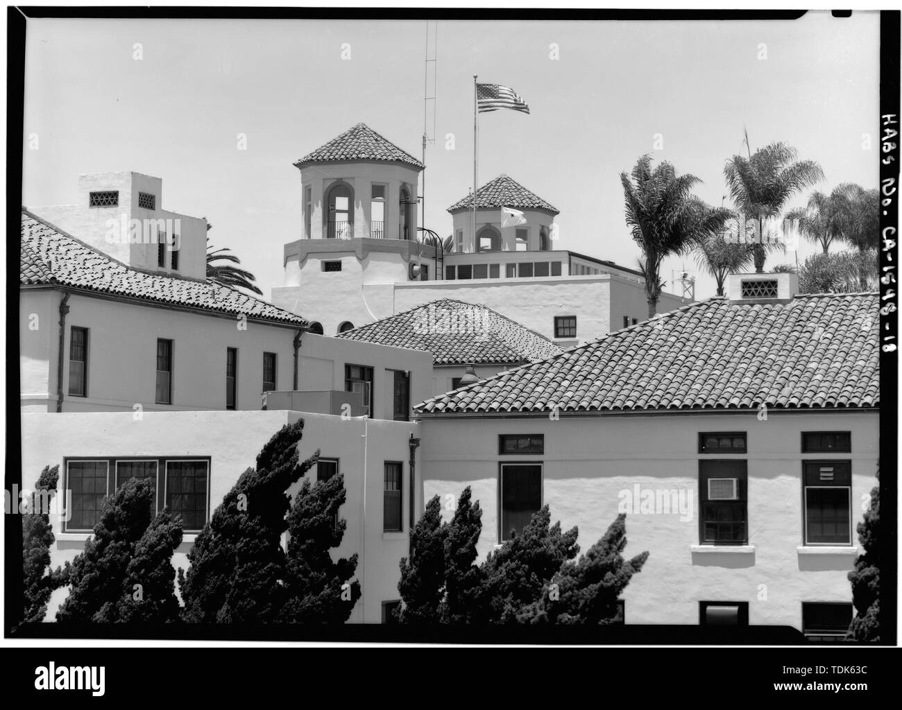 OVERALL BUILDING 1 TOWER DETAIL FROM BUILDING 36 BALCONY - U.S. Naval ...