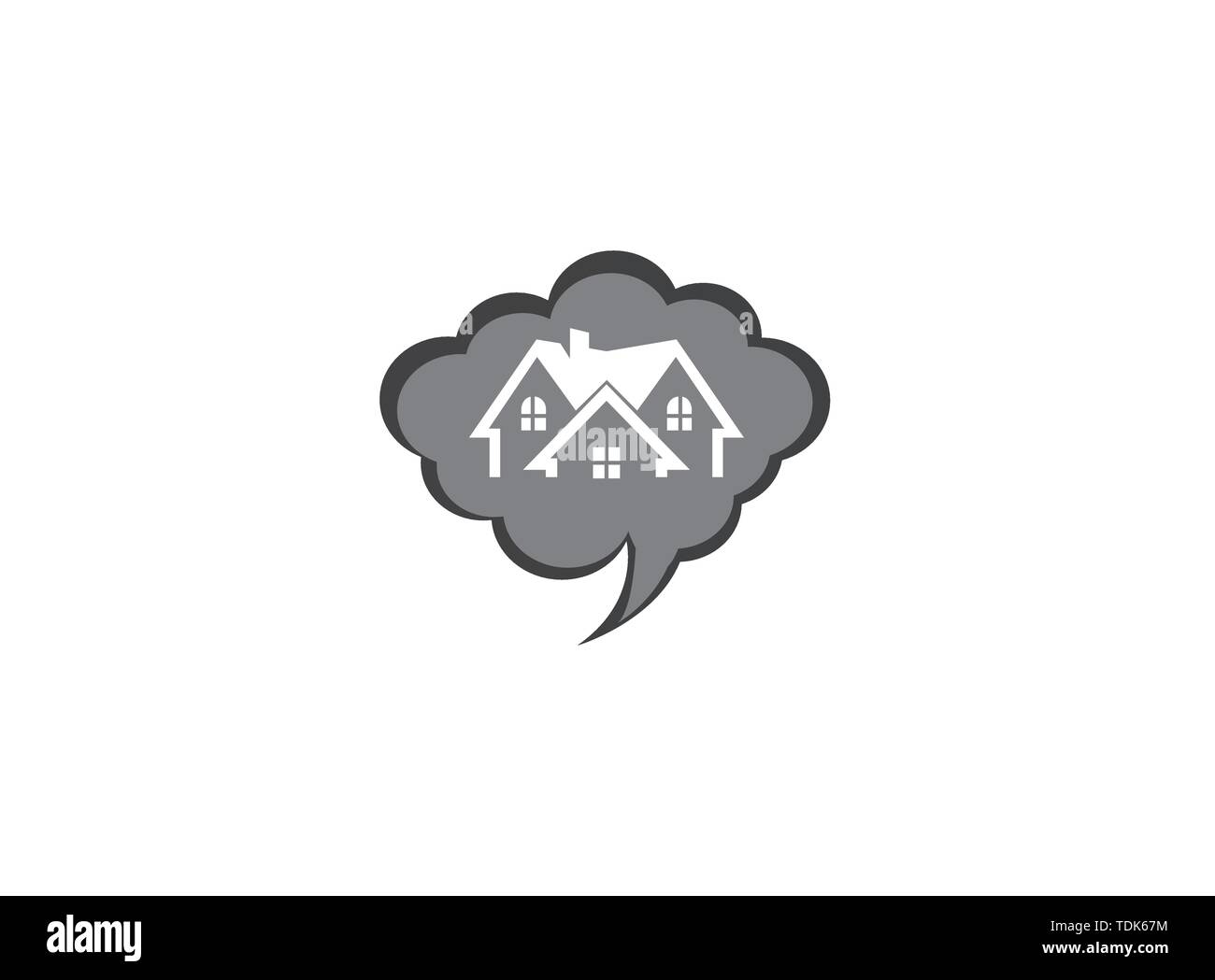 Architecture for home and houses for logo design illustration, property ...
