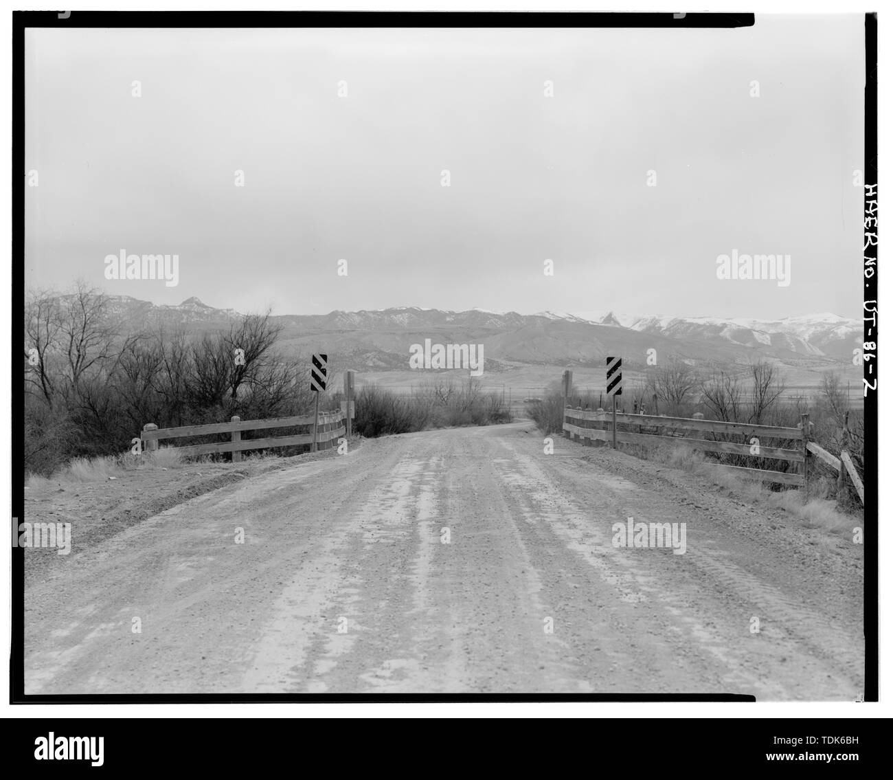 OVERALL VIEW EAST TO WEST - Lost Creek Road Bridge, Spanning Sevier ...