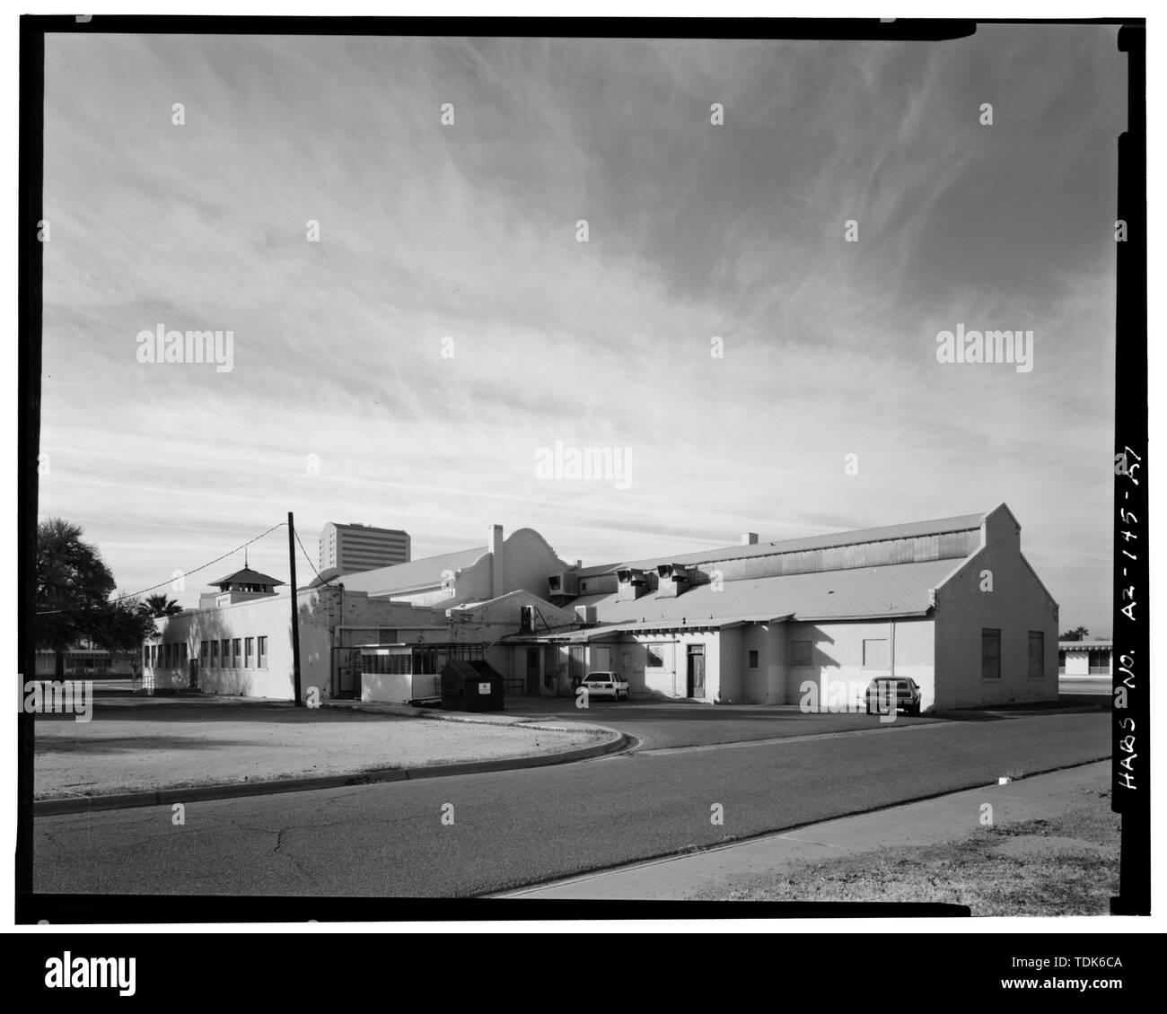 OVERALL VIEW FROM NORTHEAST - Phoenix Indian School, Dining Hall ...