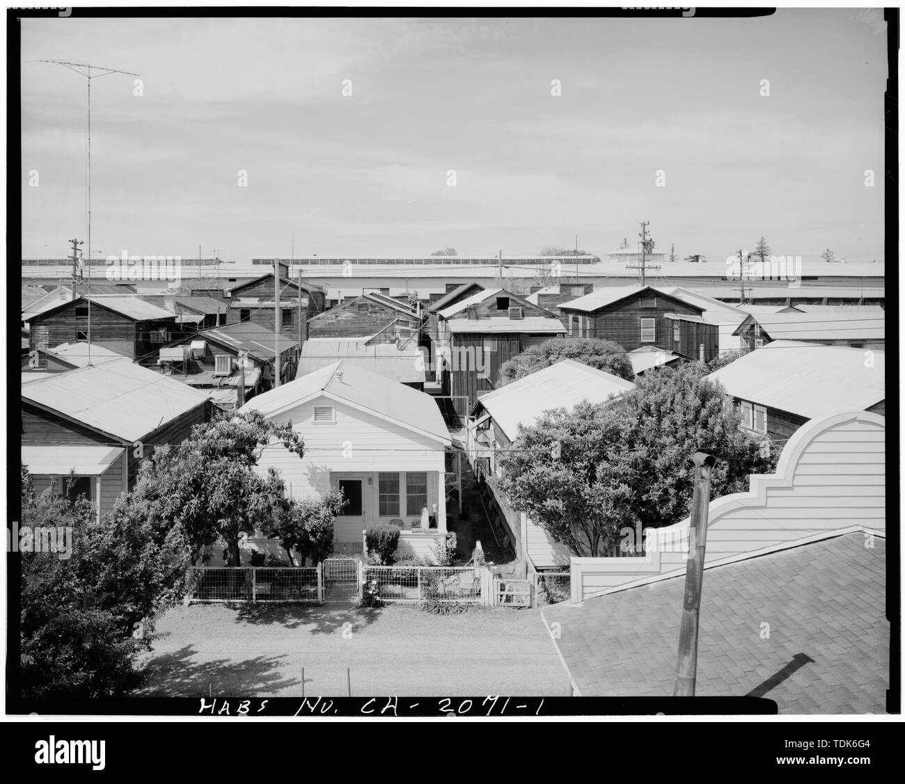 Key west house roof Black and White Stock Photos & Images - Alamy