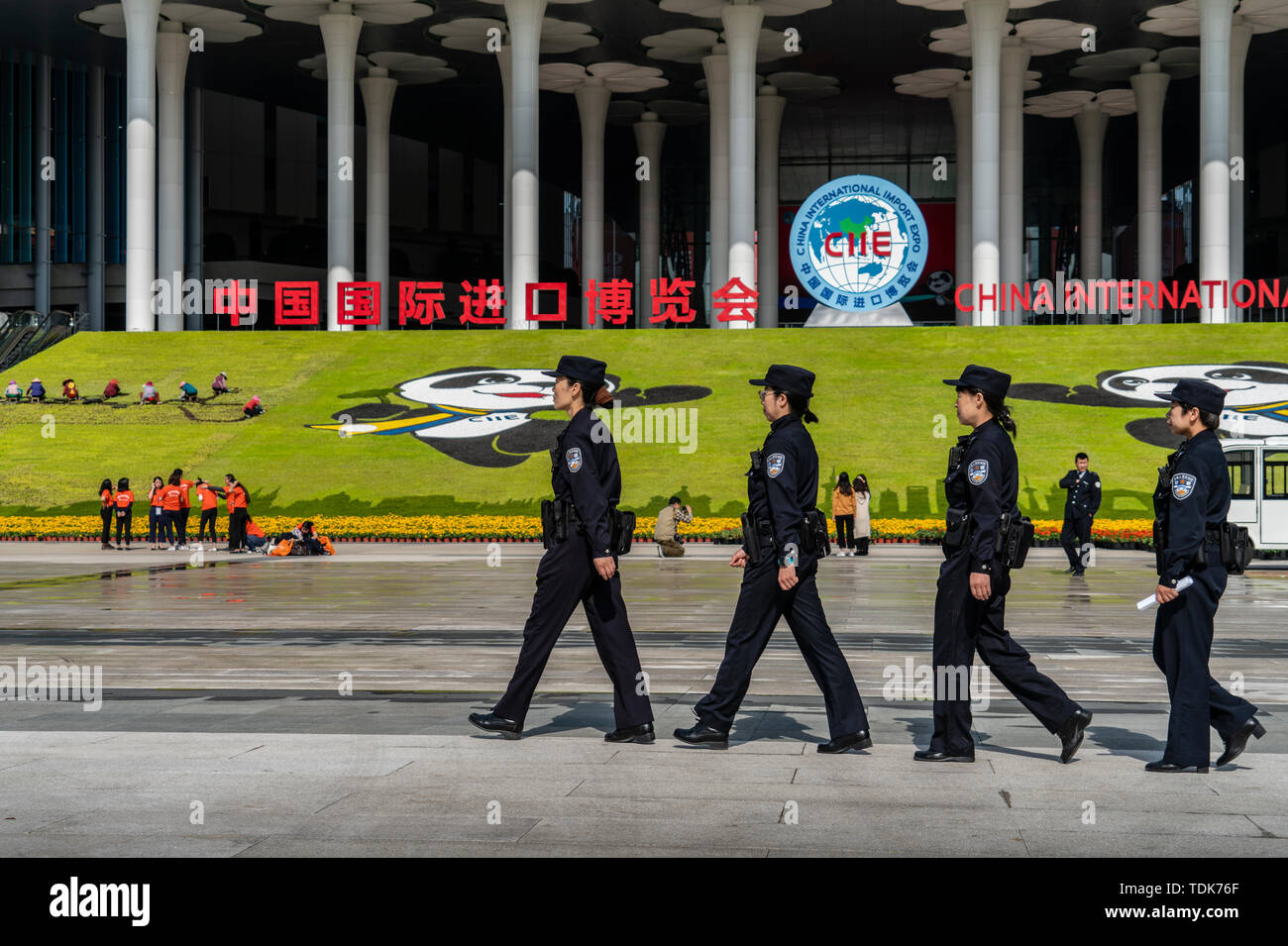 Daily training of police and special police officers at police stations ...