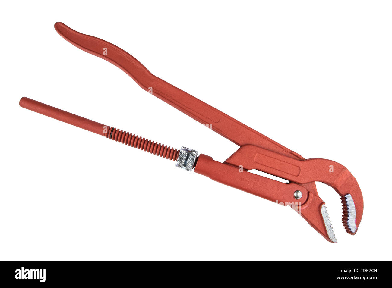 Water-pump pliers open and isolated on a white background Stock Photo ...