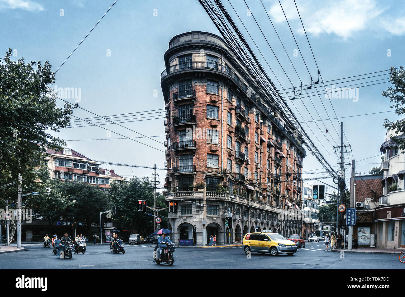 Shanghai Wukang building Stock Photo - Alamy