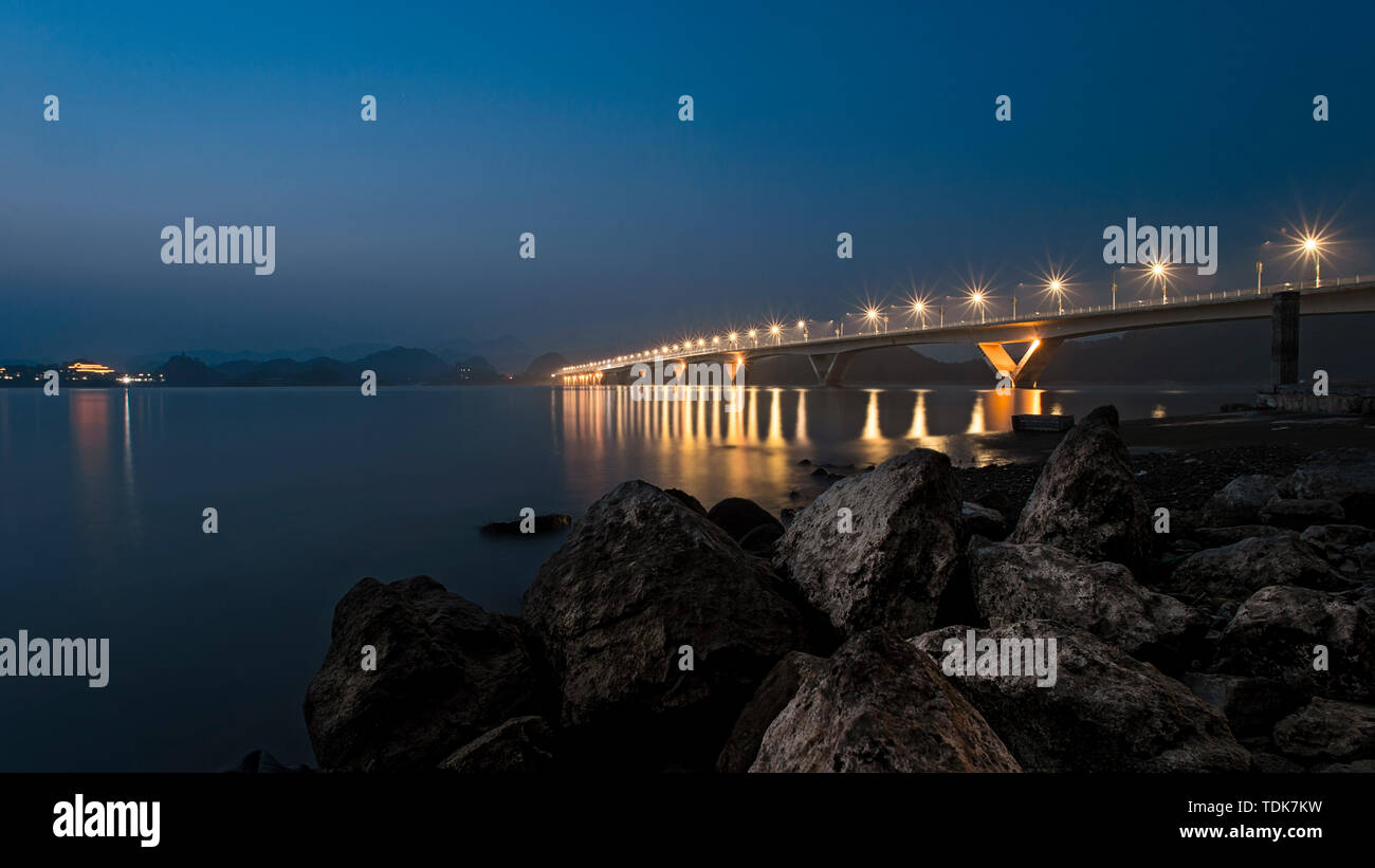 Qiandao lake and qiandao lake bridge hi-res stock photography and images - Alamy