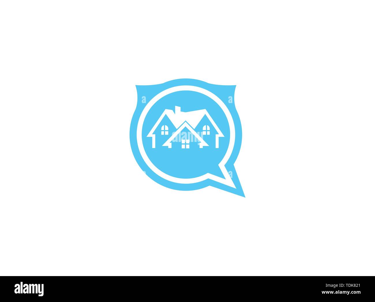 Architecture for home and houses for logo design illustration, property ...