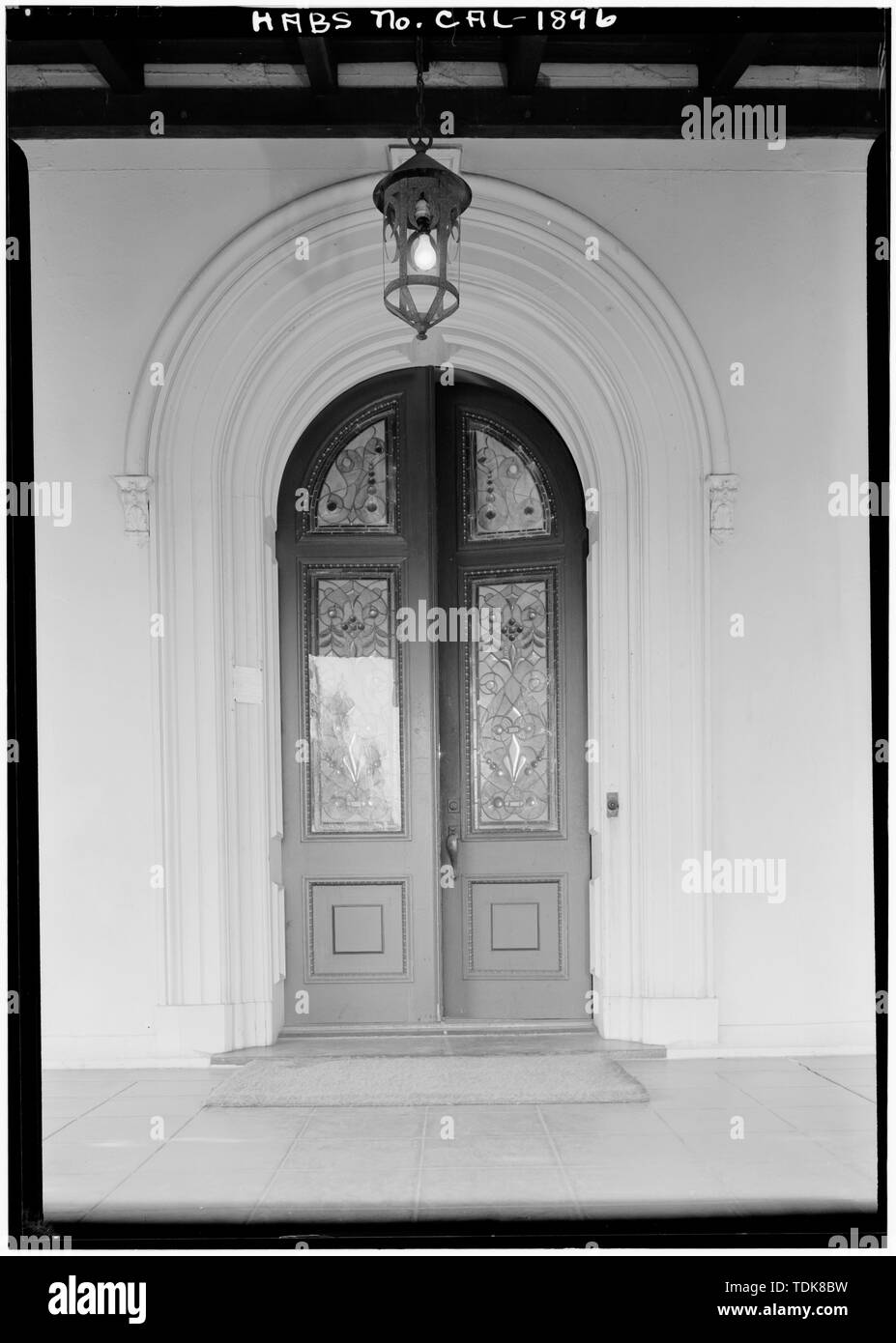 Front entrance historic 19th Black and White Stock Photos & Images - Alamy