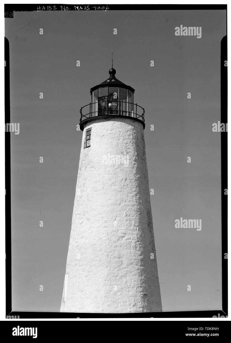 October 1969 DETAIL OF TOP OF TOWER SOUTHEAST SIDE, SHOWS LANTERN ...