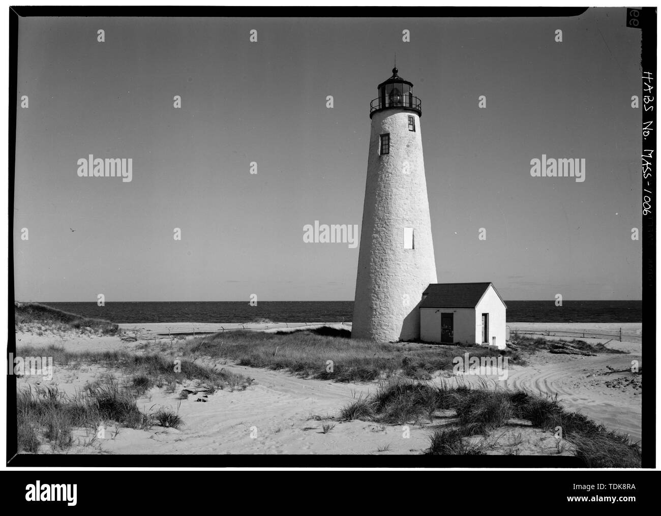 October 1969 EXTERIOR VIEW TO EAST - Great Point Lighthouse, Great ...