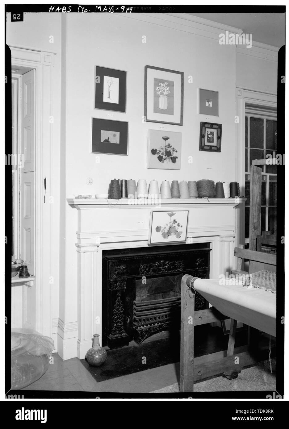 October 1969 FIREPLACE, EAST ROOM, SECOND FLOOR - Philip H. Folger ...