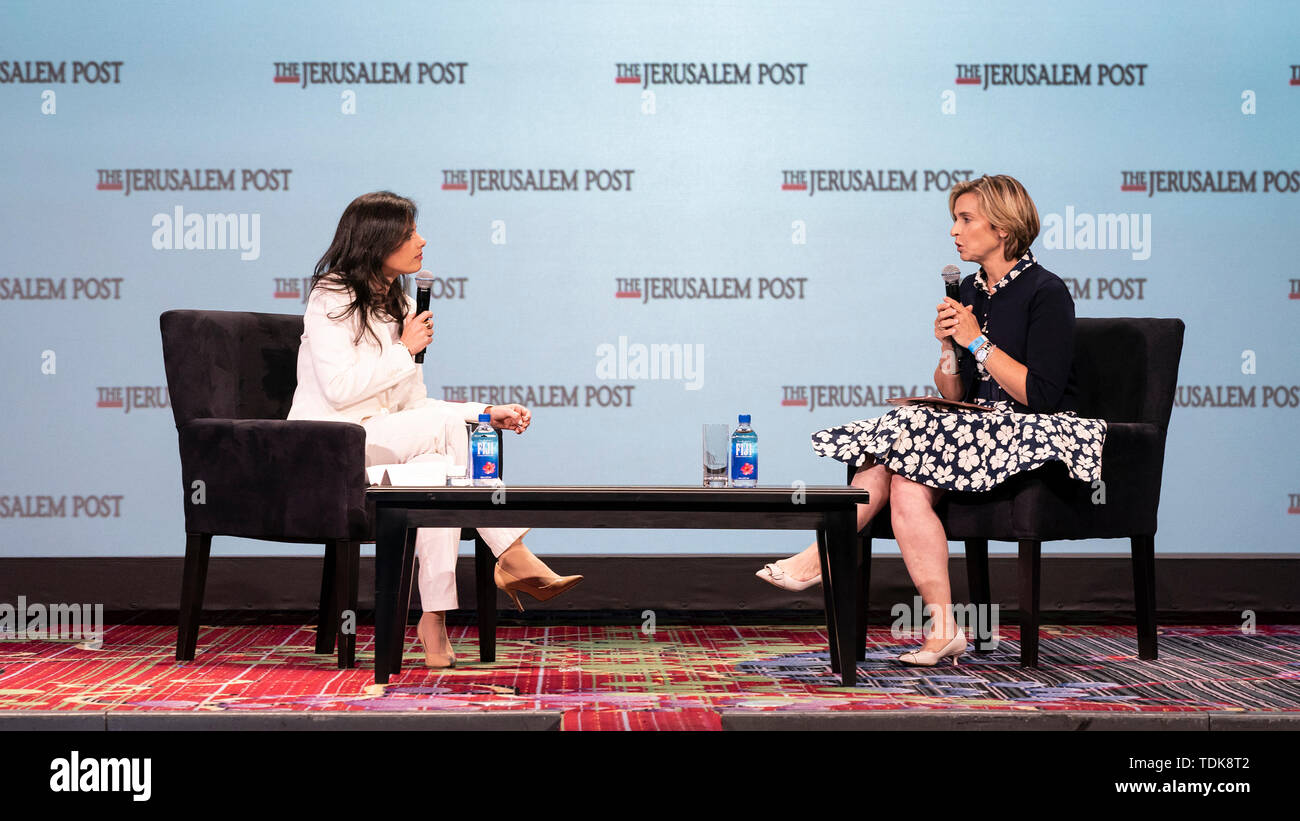 New York, United States. 16th June, 2019. Ayelet Shaked former Justice ...