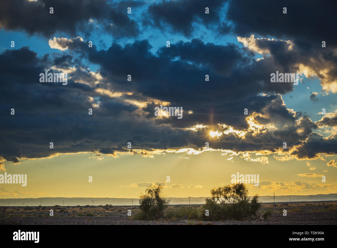The scenery of Altai, Xinjiang Stock Photo - Alamy
