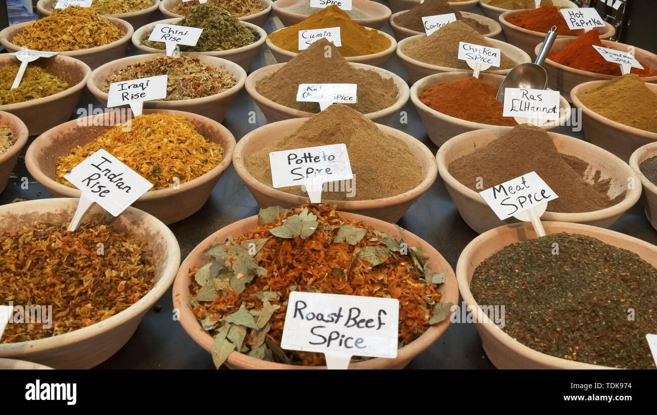 Israel jerusalem spice market in hi-res stock photography and images ...