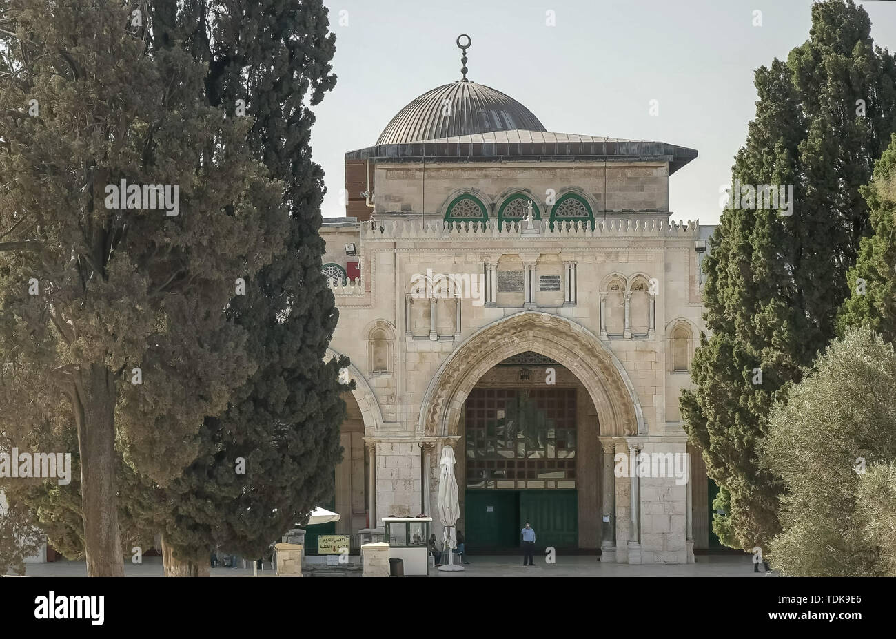 al aqsa mosque from the temple mount in jerusalem, israel Stock Photo ...