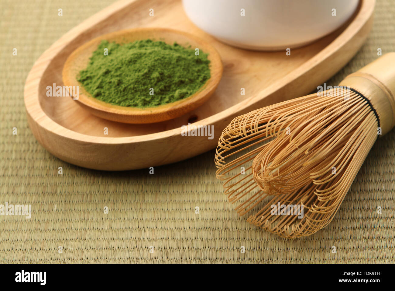 Matcha and tea sets Stock Photo - Alamy