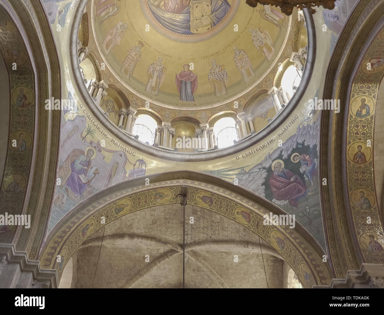 Ceiling of dome of the rock hi-res stock photography and images - Alamy