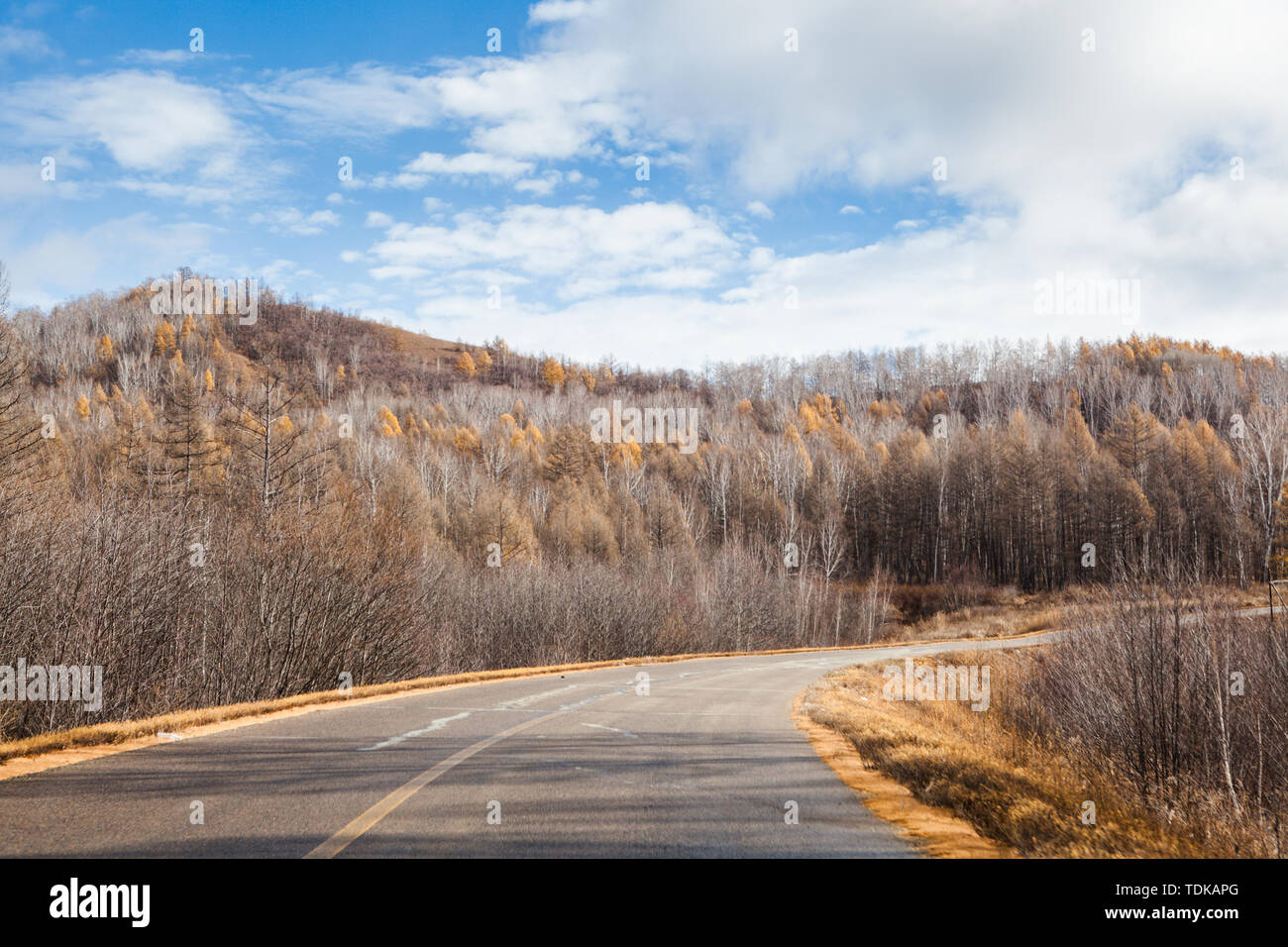 Inner Mongolia highway scenery Stock Photo - Alamy