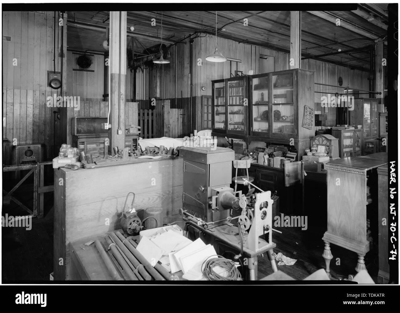 One corner of the third floor has examples of Edison motion picture ...