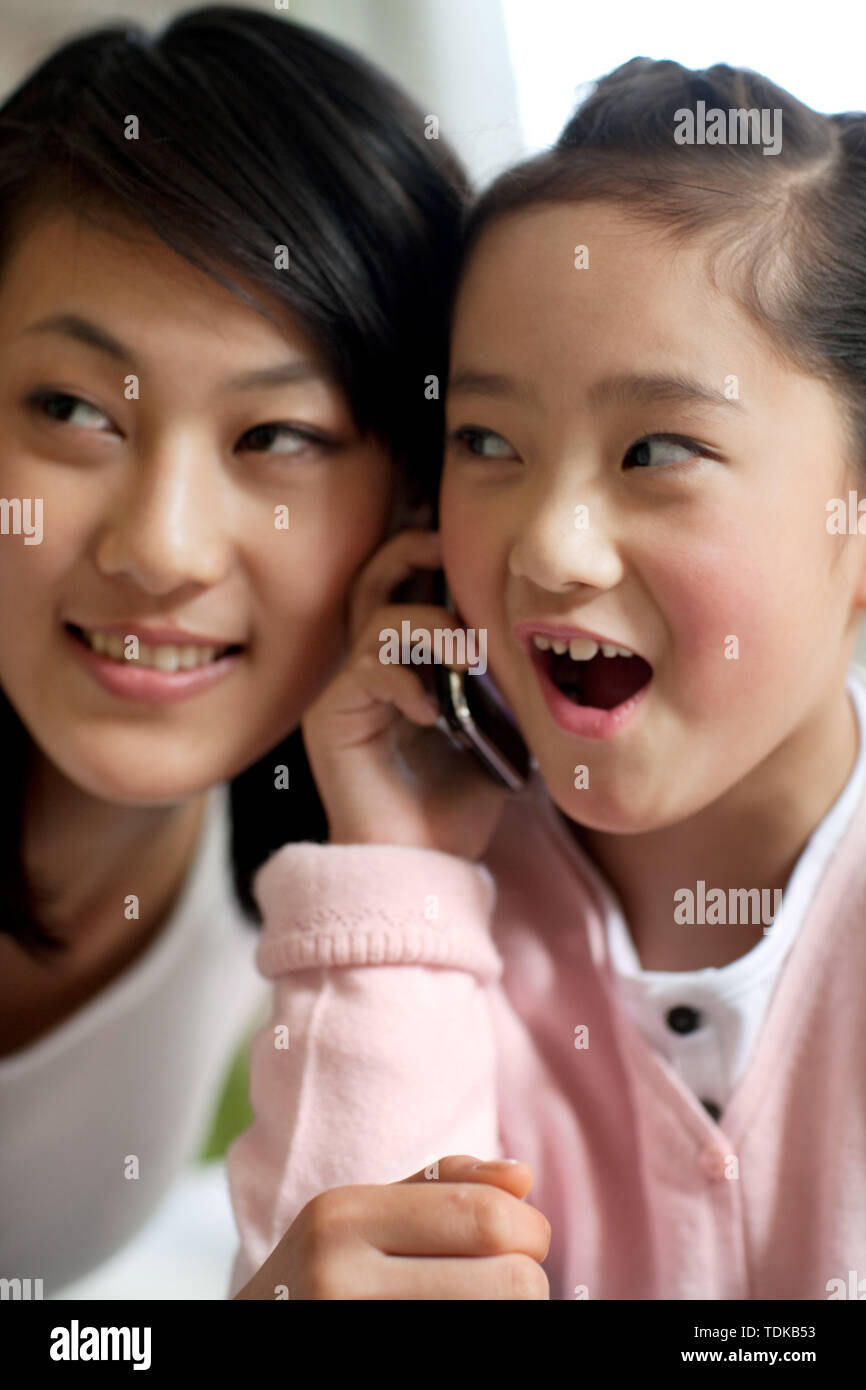 Parent - child interaction in a family Stock Photo - Alamy