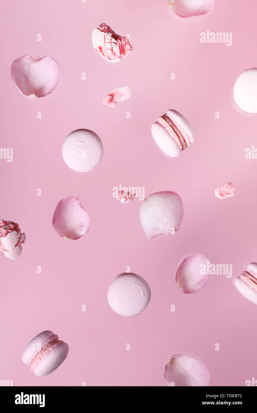 Macron background in graphic design style Stock Photo - Alamy