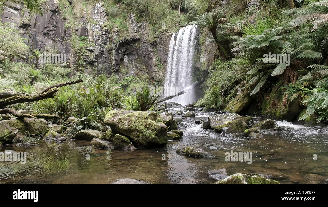 Hopetoun falls in otway national park hi-res stock photography and ...