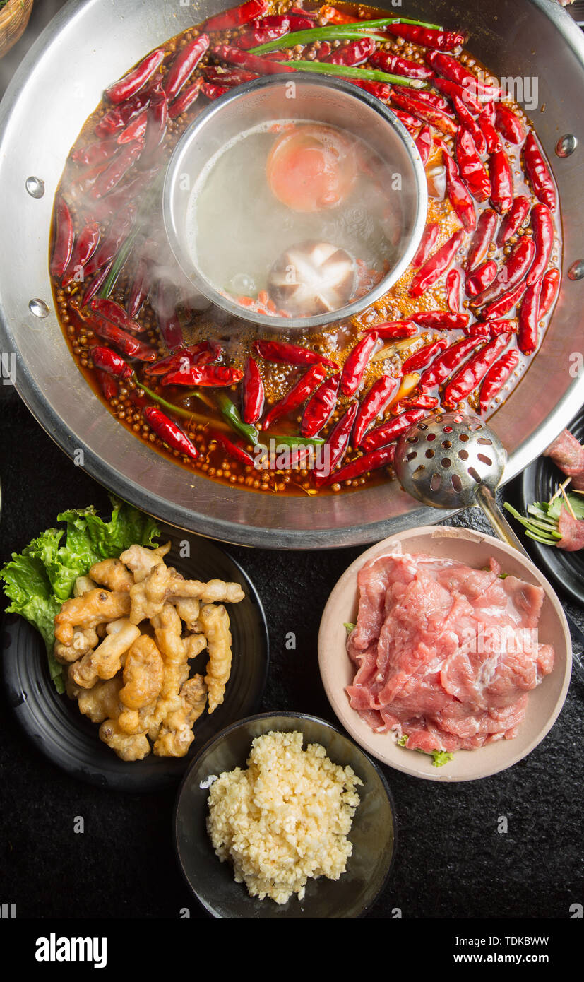 Chengdu hot pot sichuan hi-res stock photography and images - Alamy