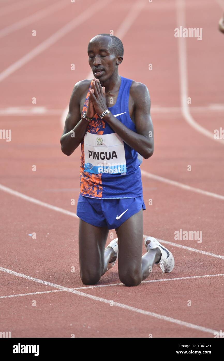 (190617)-- RABAT, June 17, 2019 (Xinhua) -- Edward Zakayo Pingua of ...