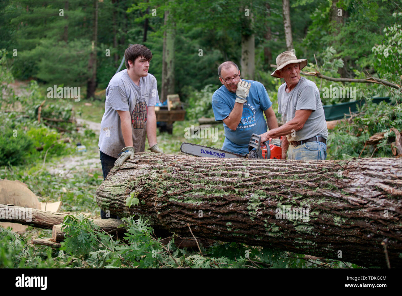Blocking driveway hi-res stock photography and images - Alamy