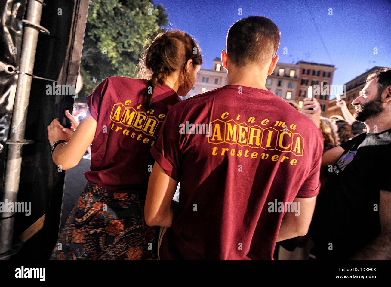 Rome, Italy. 16th June, 2019. Rome, Jeremy Irons at the arena in Piazza ...