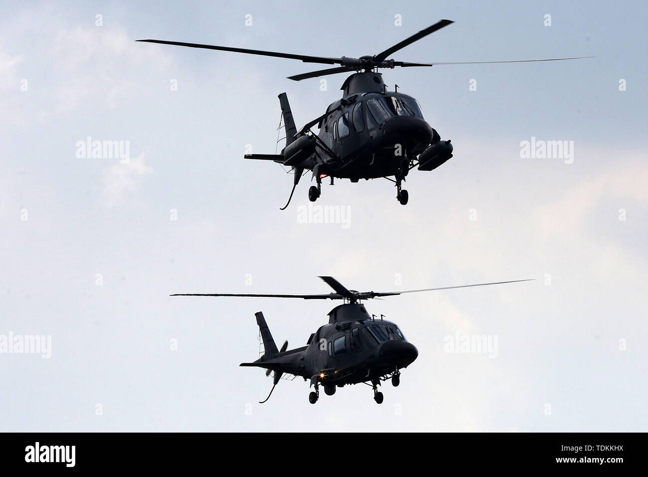 Cavite, Philippines. 17th June, 2019. Newly-acquired AW 159 anti ...